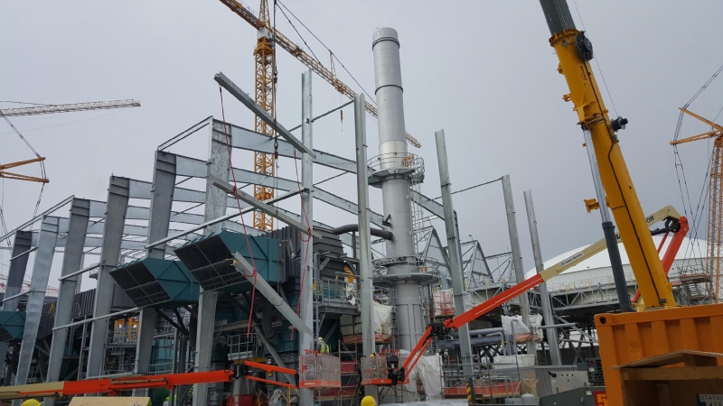 Dominion Gas LNG Cove Point - Somerset Steel Erection