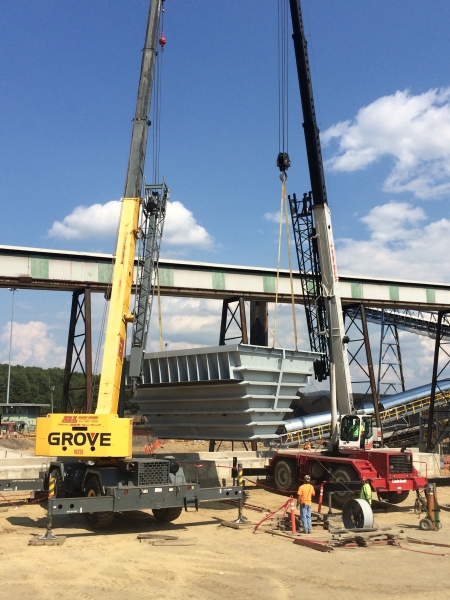 Keystone NRG Power Plant - Somerset Steel Erection
