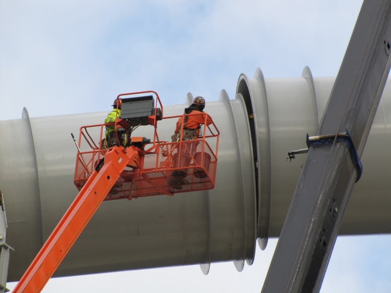 Limestone Unloading System - Somerset Steel Erection