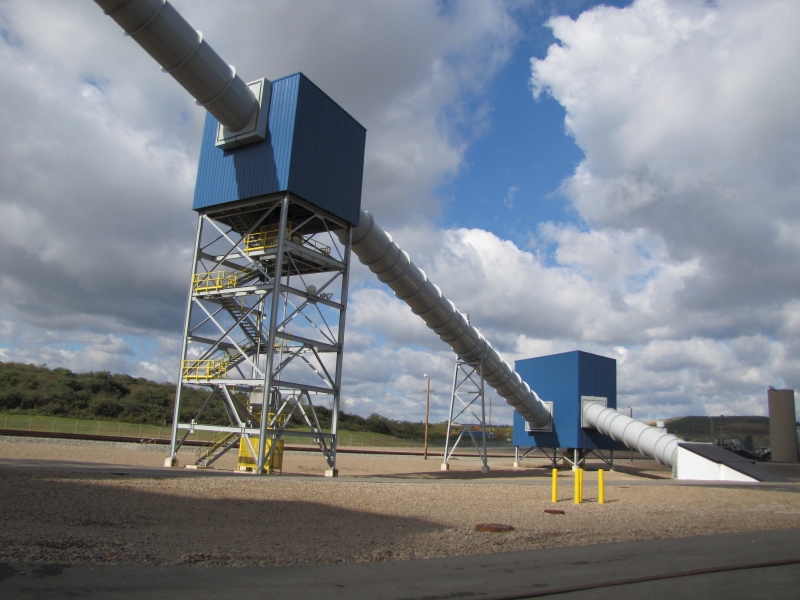 Limestone Unloading System - Somerset Steel Erection