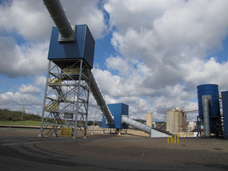 Limestone Unloading System - Somerset Steel Erection