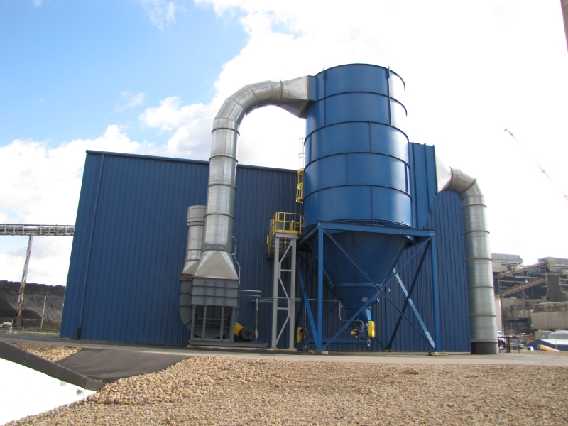 Limestone Unloading System - Somerset Steel Erection