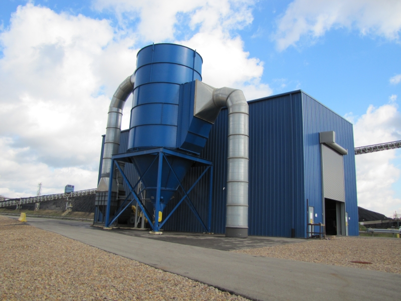 Limestone Unloading System - Somerset Steel Erection