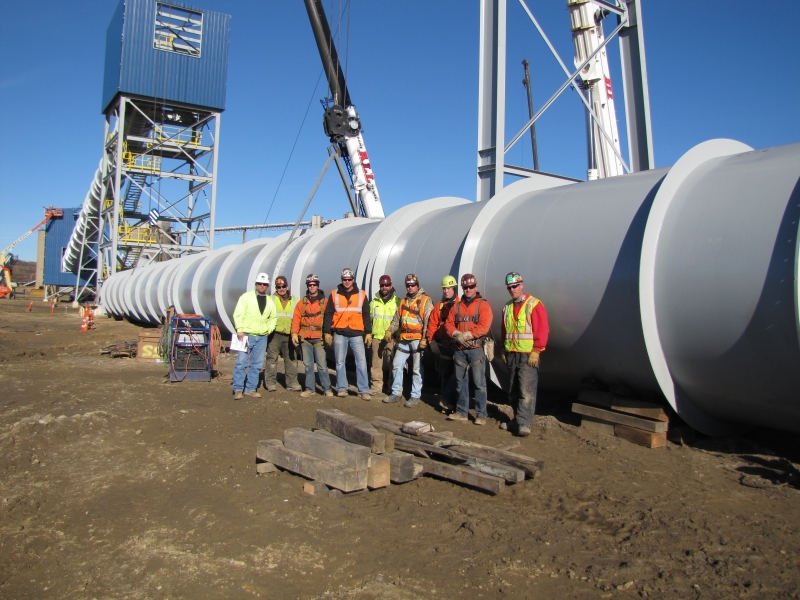 Limestone Unloading System - Somerset Steel Erection
